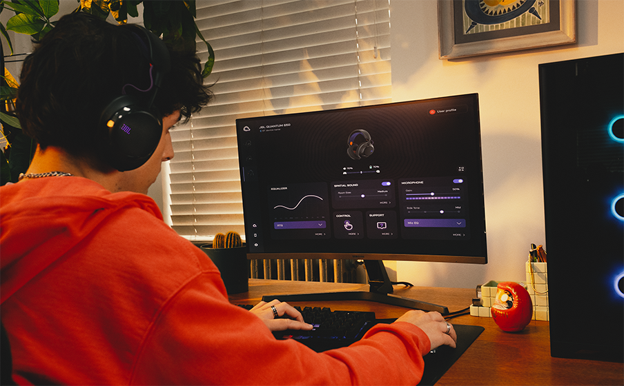 JBL Quantum 650 | Auriculares inalámbricos multiplataforma para gaming